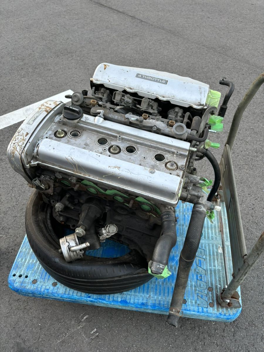 千葉市 AE101 4AG エンジン本体 純正4スロ 補器類付き OH前提 引き取り限定(エンジン本体)｜売買されたオークション情報 ...