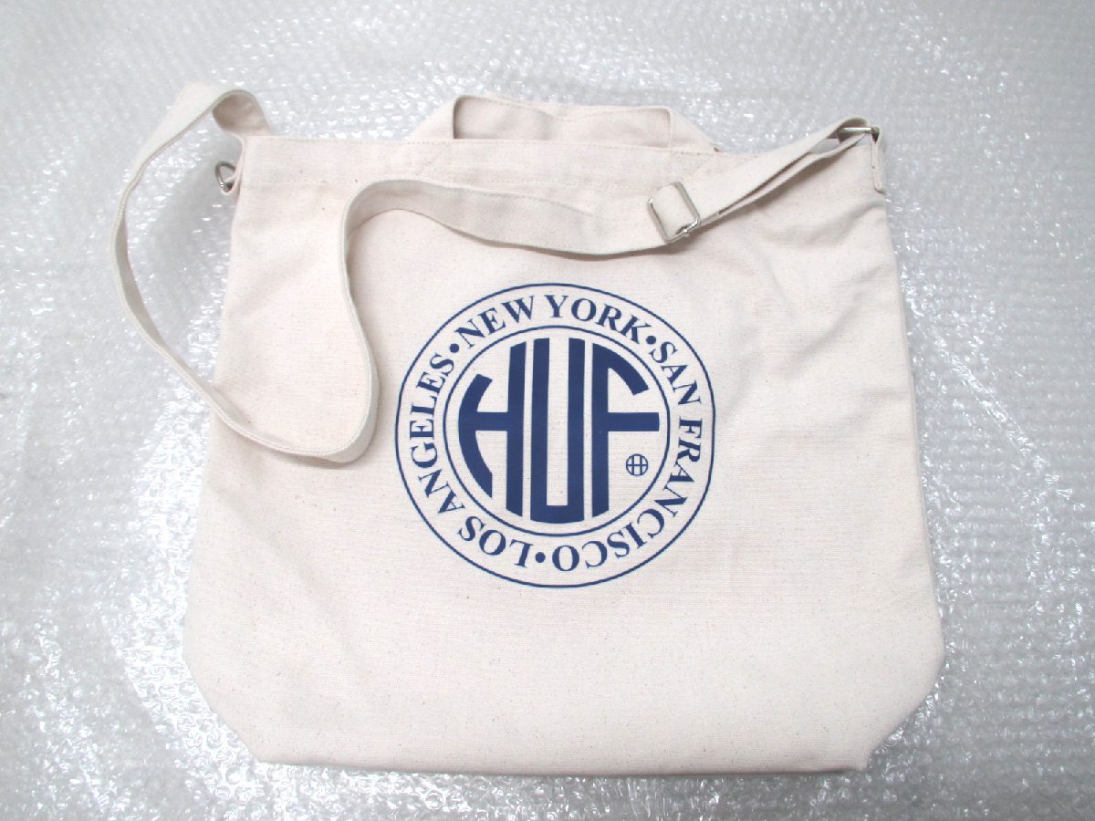 HUF コットンキャンバス 2WAY トートバッグ リージョナルロゴ W44/H40/D12cm REGIONAL 2WAY TOTE BAG(トートバッグ)｜売買されたオークション情報 ...
