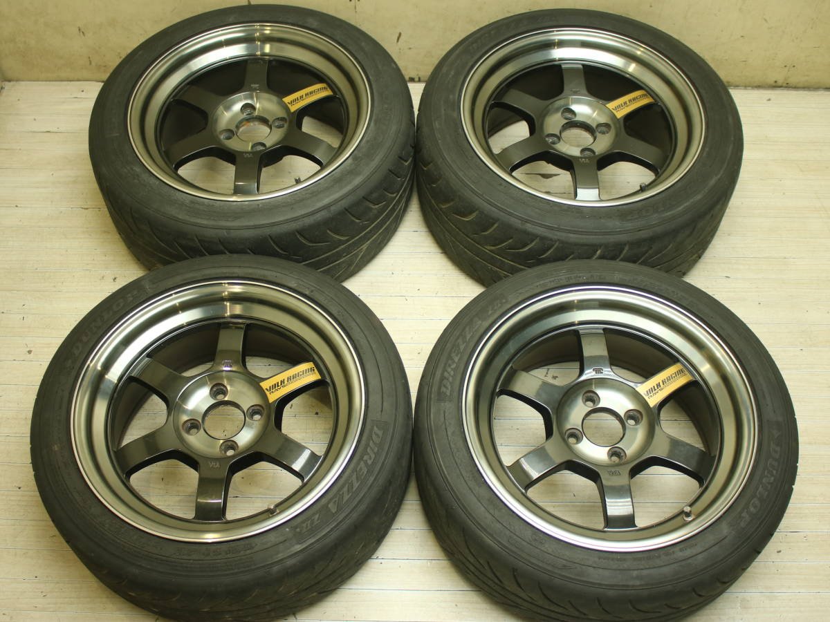 RAYS VOLK RACING TE37 TE37V SL 205/45R16 225/45R16 16×7.5J 8J PCD 100 ...