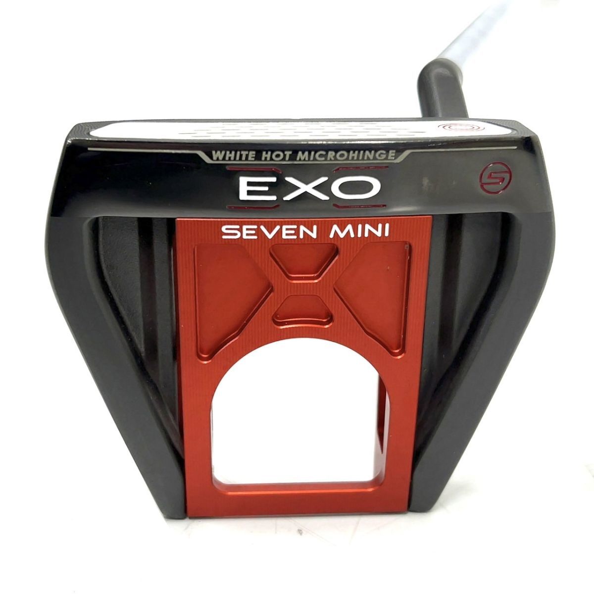 E158-W13-585 ODYSSEY オデッセイ EXO SEVEN MINI パター 男性右きき用 ゴルフ 専用ヘッドカバー付き③ ...