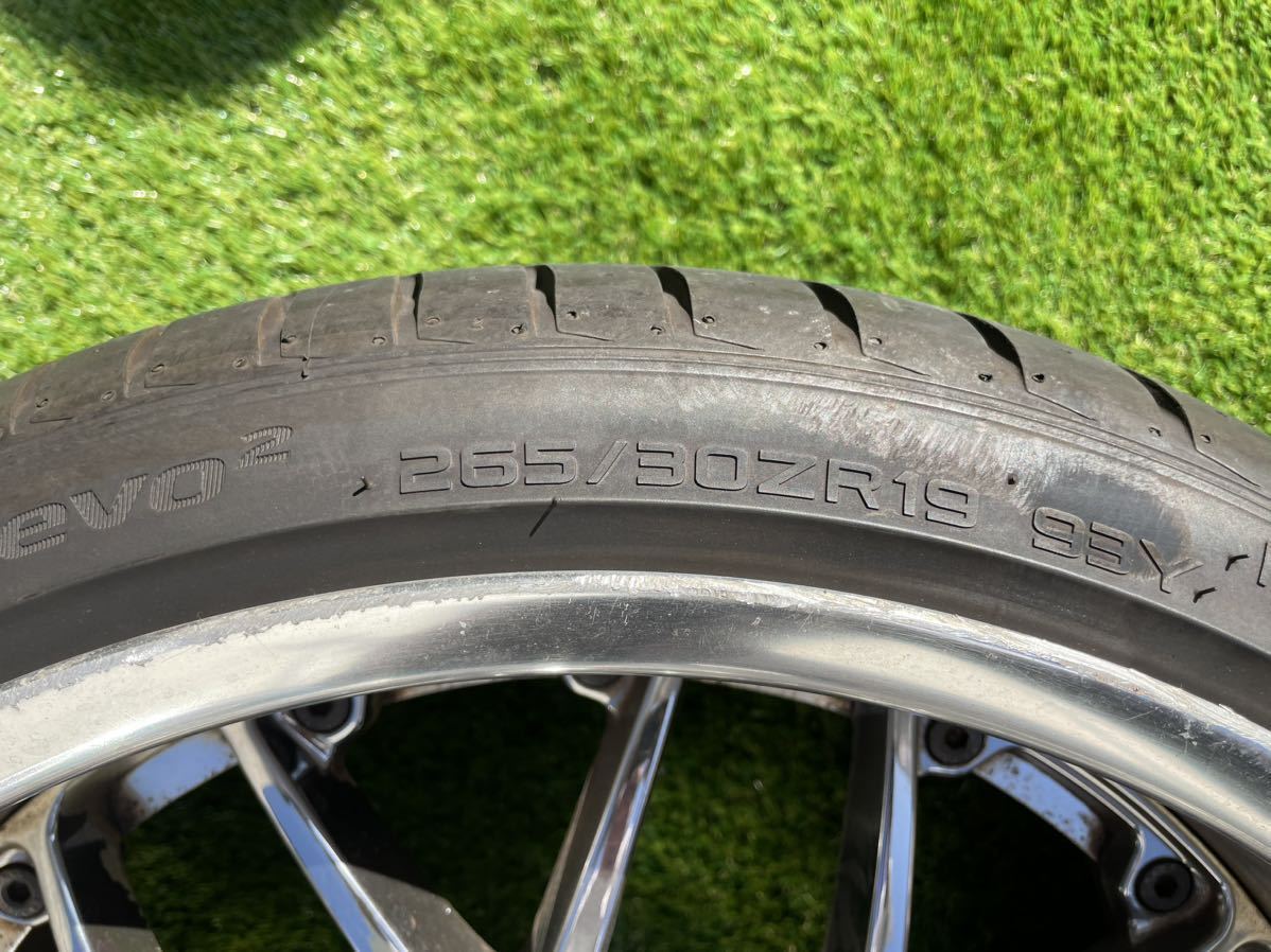 RAYS VOLK RACING SF-WINNING 19インチ 9.5J 114.3 5穴 10.5J 235/35R19 265 ...