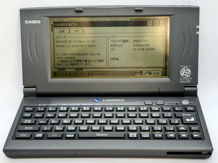 CASIO カシオ CASSIOPEIA A-51V Windows CE ポメラ hp200lx モバイルギア など興味ある方 ...