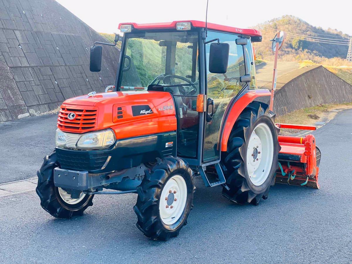 トラクター クボタ KL300 30馬力 パワステ ロータリークボタRL7K 時間683 4WD ラジオ PTO(車体)｜売買された ...