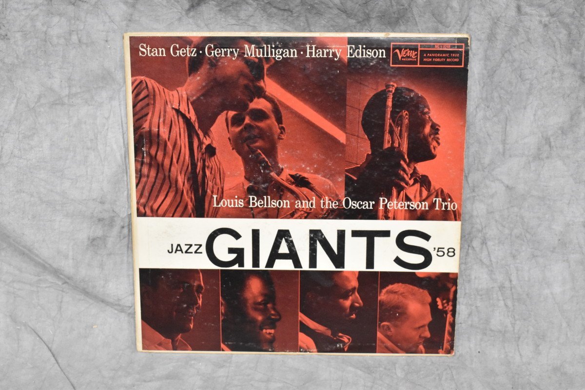 Stan Getz Gerry Mulligan Harry Edison Louis Bellson And The Oscar Peterson Trio / Jazz Giants ...