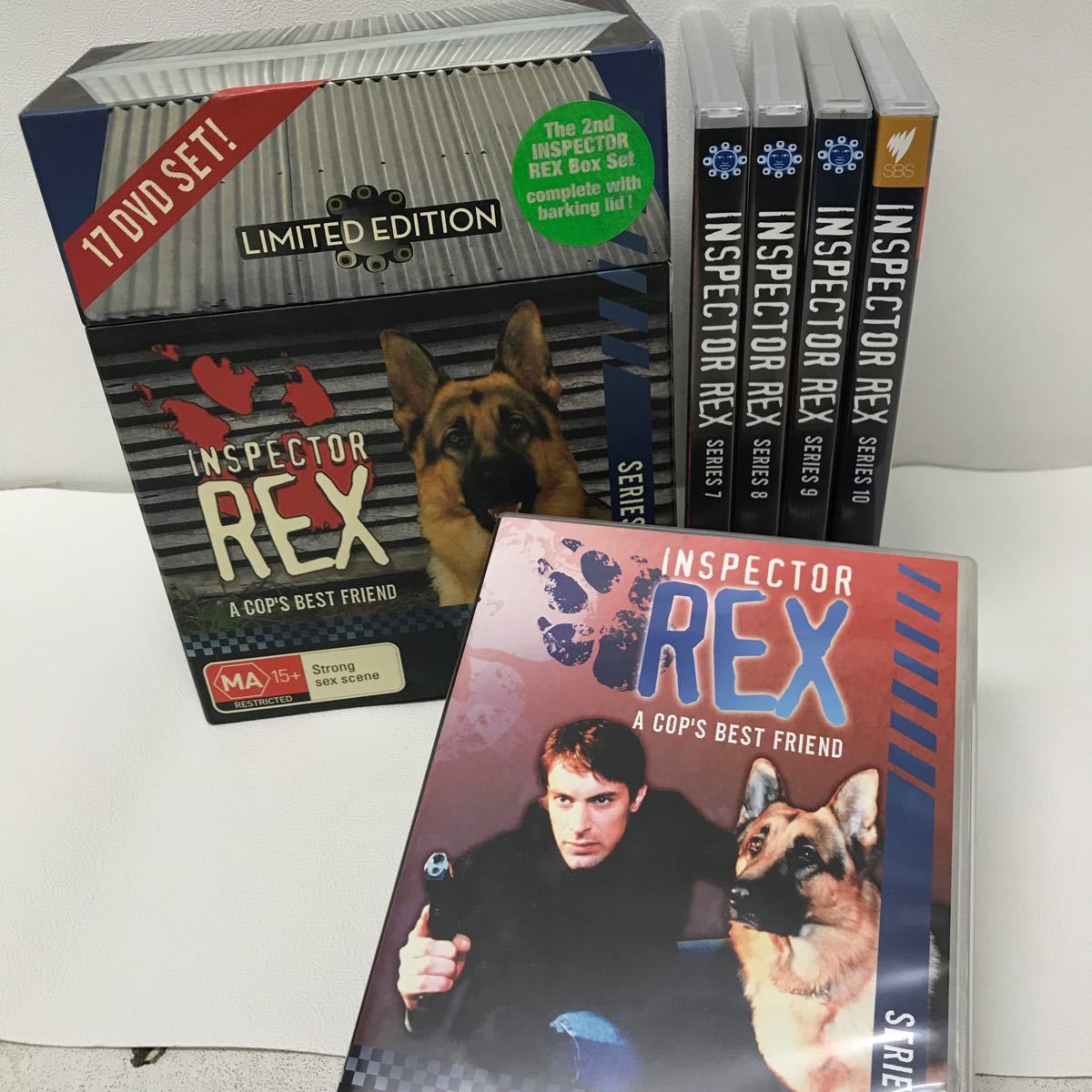 I0202H3 REX ウィーン警察 シェパード犬刑事 The 2nd INSPECTOR BOX SET DVD シリーズ6〜10 海外版 ...