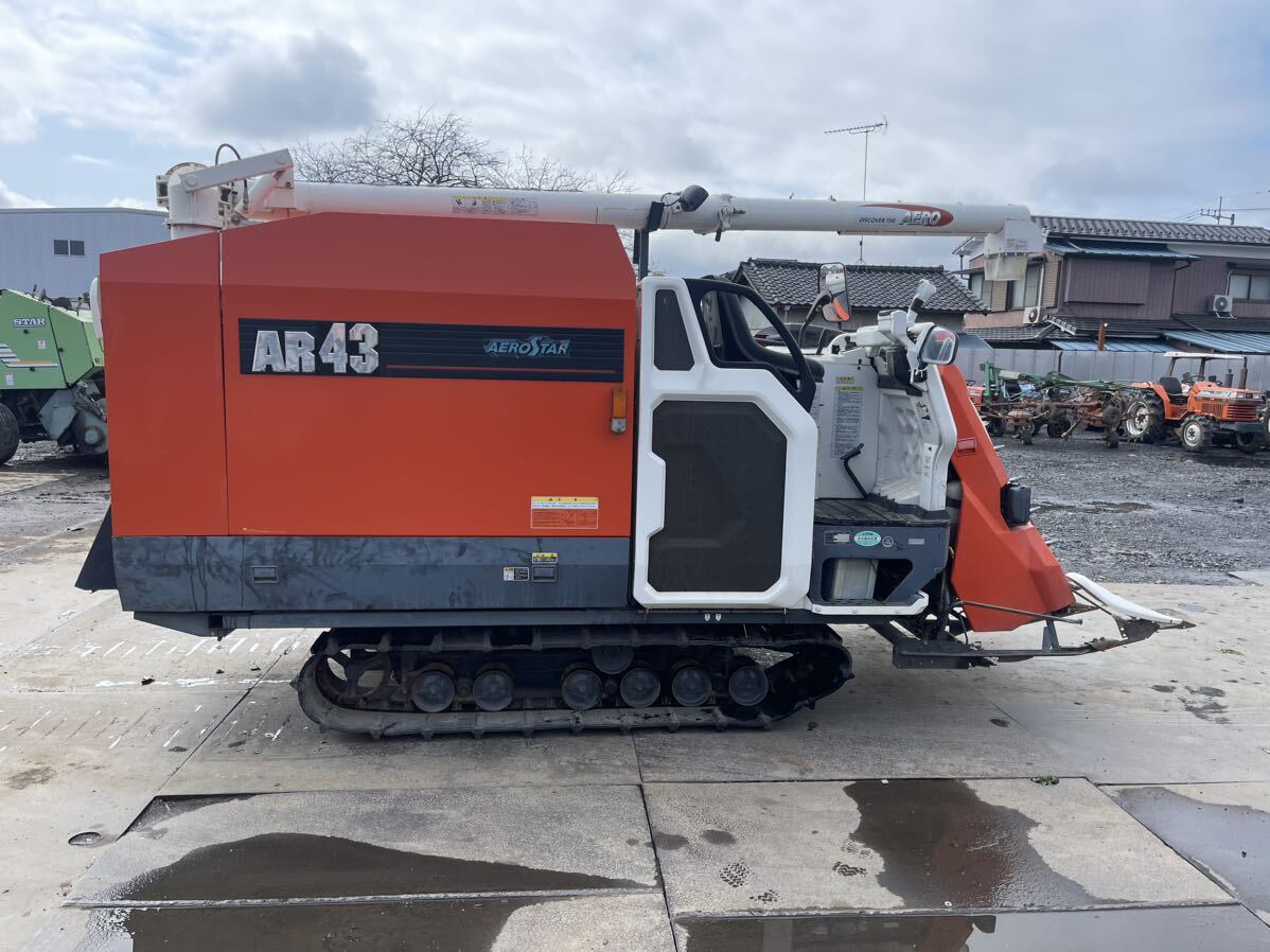 クボタ コンバイン AR43グレンタンク4条刈43馬力自動水平 アワーメーター116.5栃木発(パーツ)｜売買されたオークション情報、yahooの商品情報をアーカイブ公開 - オークファン ...