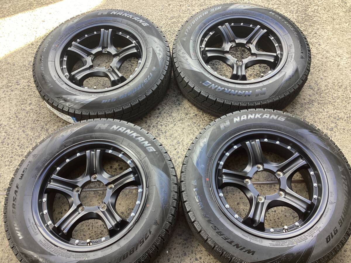 M7129 Lehrmeister レアマイスター ロードスポーク VR 16インチ＆175/80R16 2022年製 スタッドレス 4本 ジムニー に(スタッドレスタイヤ)｜売買された ...