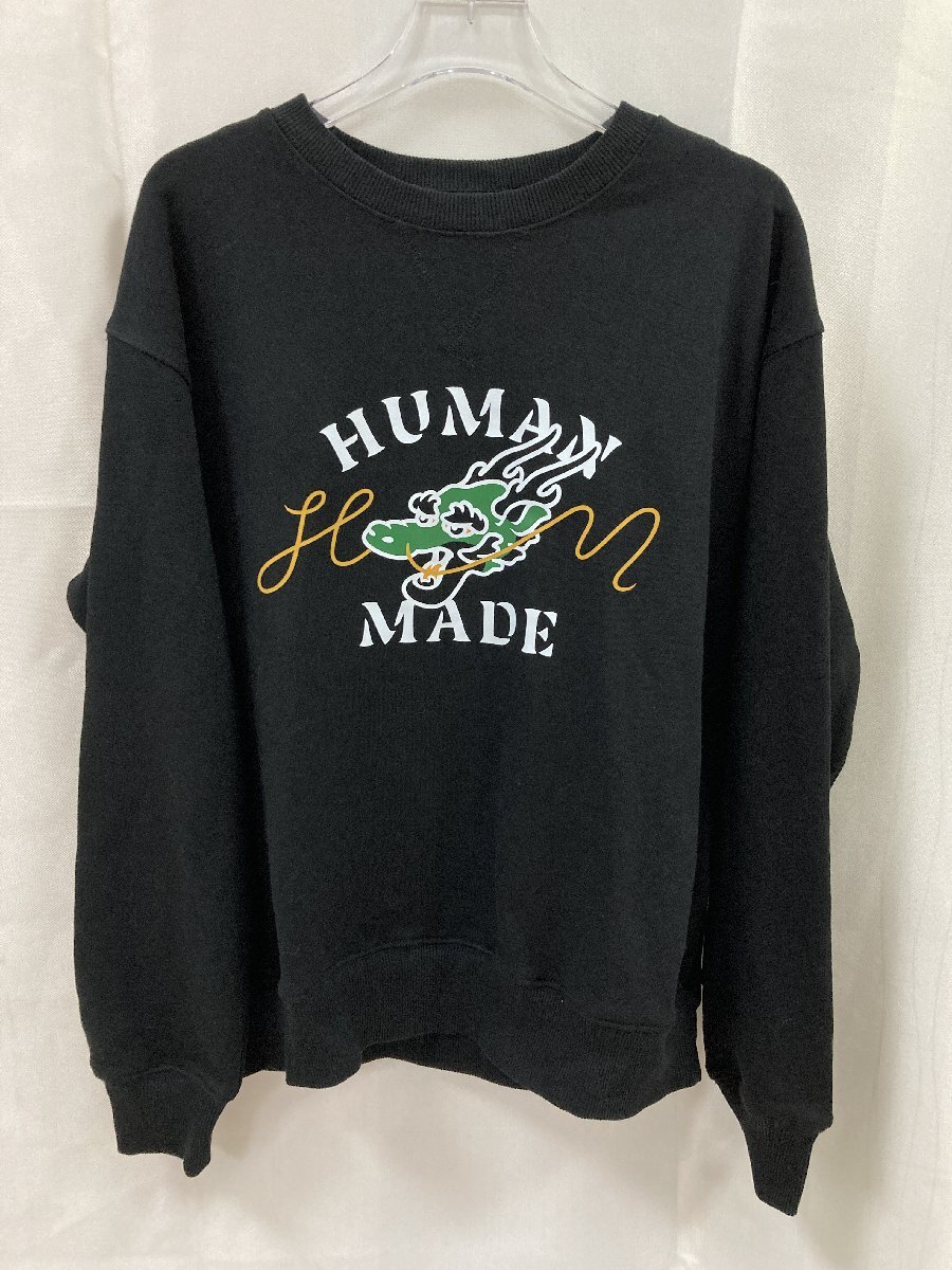 HUMAN MADE ヒューマンメイド HUMAN MADE DRAGON SWEATSHIRT 長袖シャツ 長袖 ファッション ブラック M ...