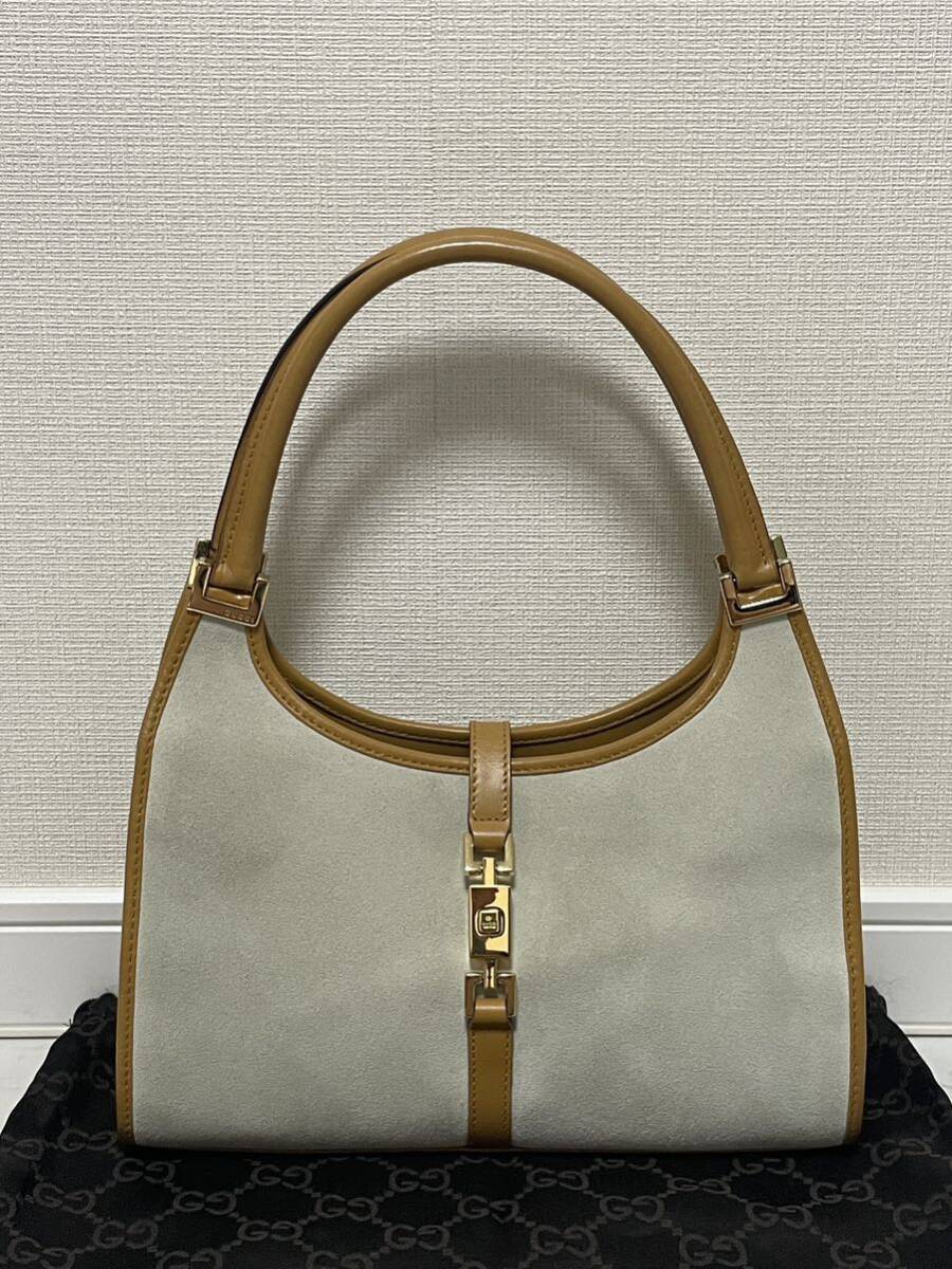 グッチ ジャッキー ハンドバッグ スエード 002 1068 3444(ジャッキーライン)｜売買されたオークション情報、yahooの商品情報をアーカイブ公開 - オークファン（aucfan.com）