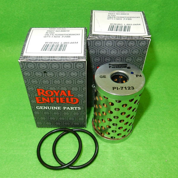 ロイヤルエンフィールド オイルフィルター エレメント 純正 888414 Royal Enfield Oil Filter Element ...