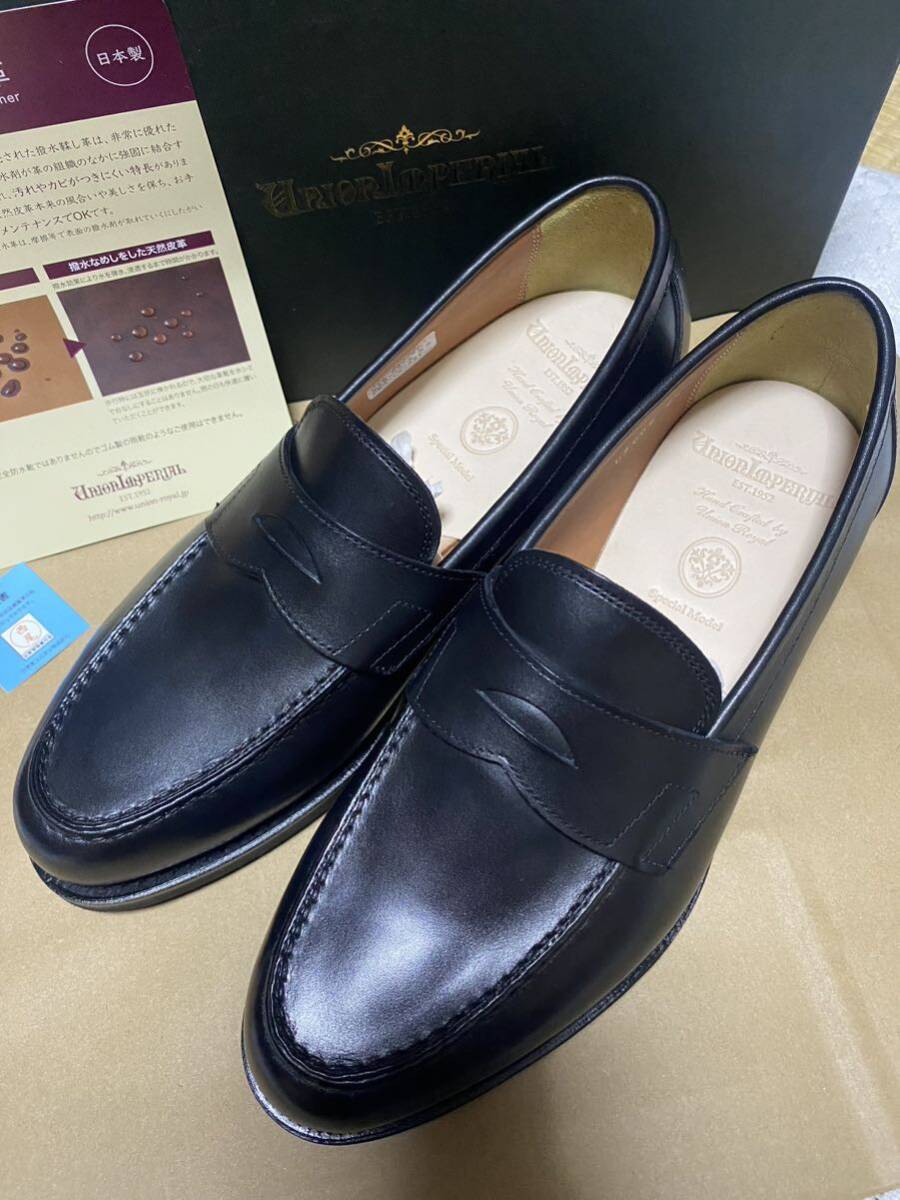 ユニオンインペリアル コインローファー 8.5EEE 26.5 黒 U2008(26.5cm)｜売買されたオークション情報、yahooの商品情報をアーカイブ公開 - オークファン（aucfan ...