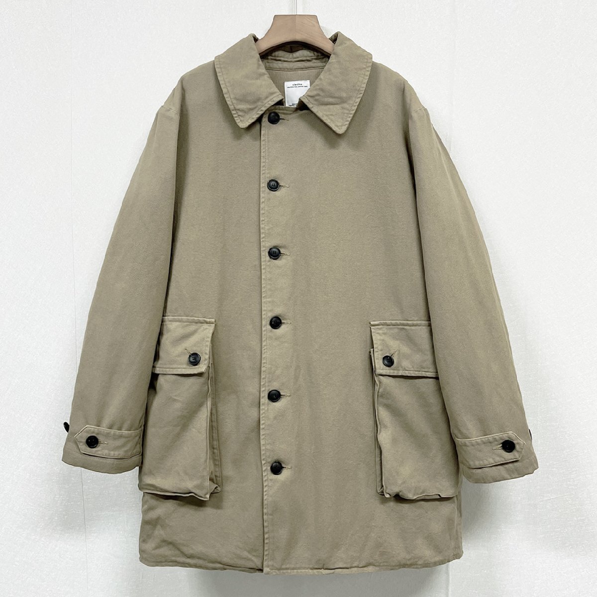 同様 参考定価48万円 visvim ビズビム 22FW WINFIELD SHEARLING COAT ジャケット コート ict デニム ...