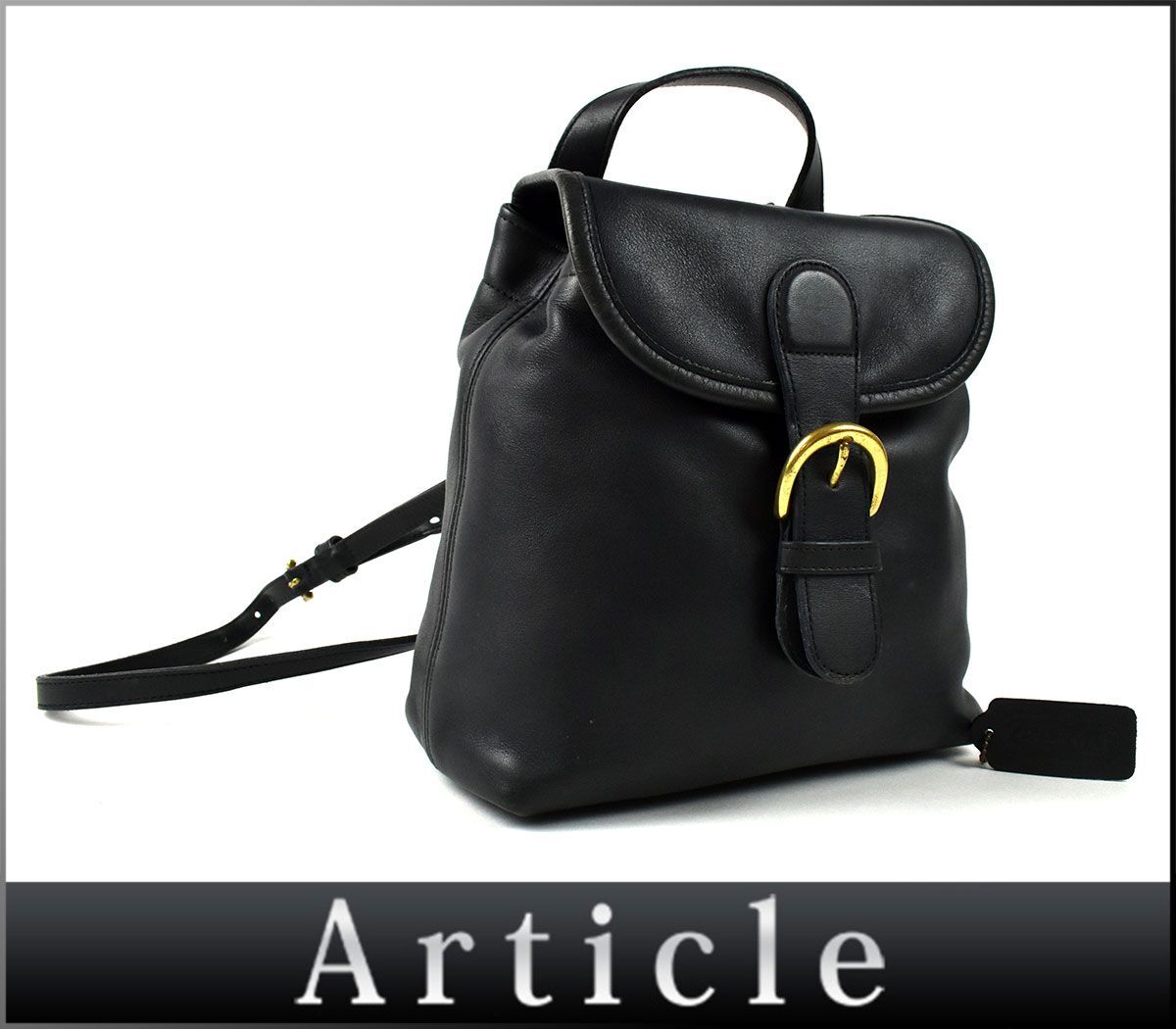 177480 COACH コーチ オールドコーチ バックパック リュックサック 4152 レザー ネイビー ゴールド金具 レディース チャーム/ B(女性用)｜売買されたオークション情報 ...