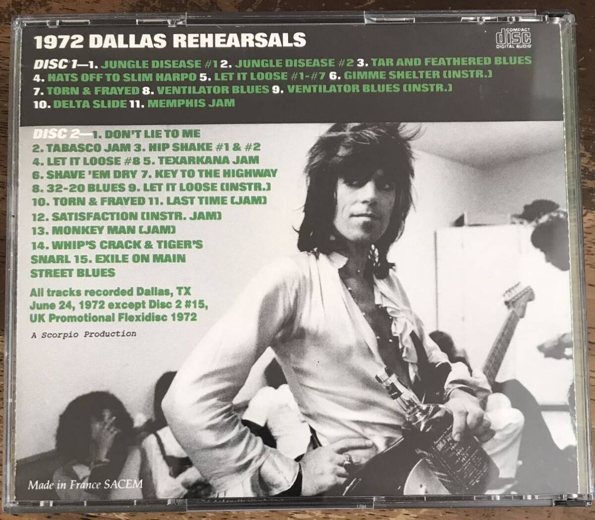 The Rolling Stones / ローリングストーンズ / Stones Touring Party: 1972 Dallas ...