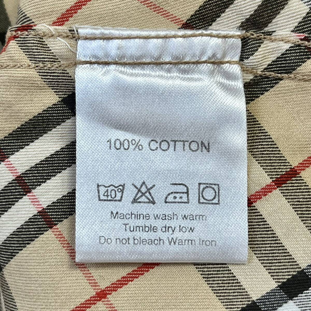 BURBERRY LONDON バーバリー ロンドン 長袖 シャツ トップス ノバ チェック 柄 コットン ストレッチ ベージュ レディース M/DD124(長袖シャツ)｜売買された ...