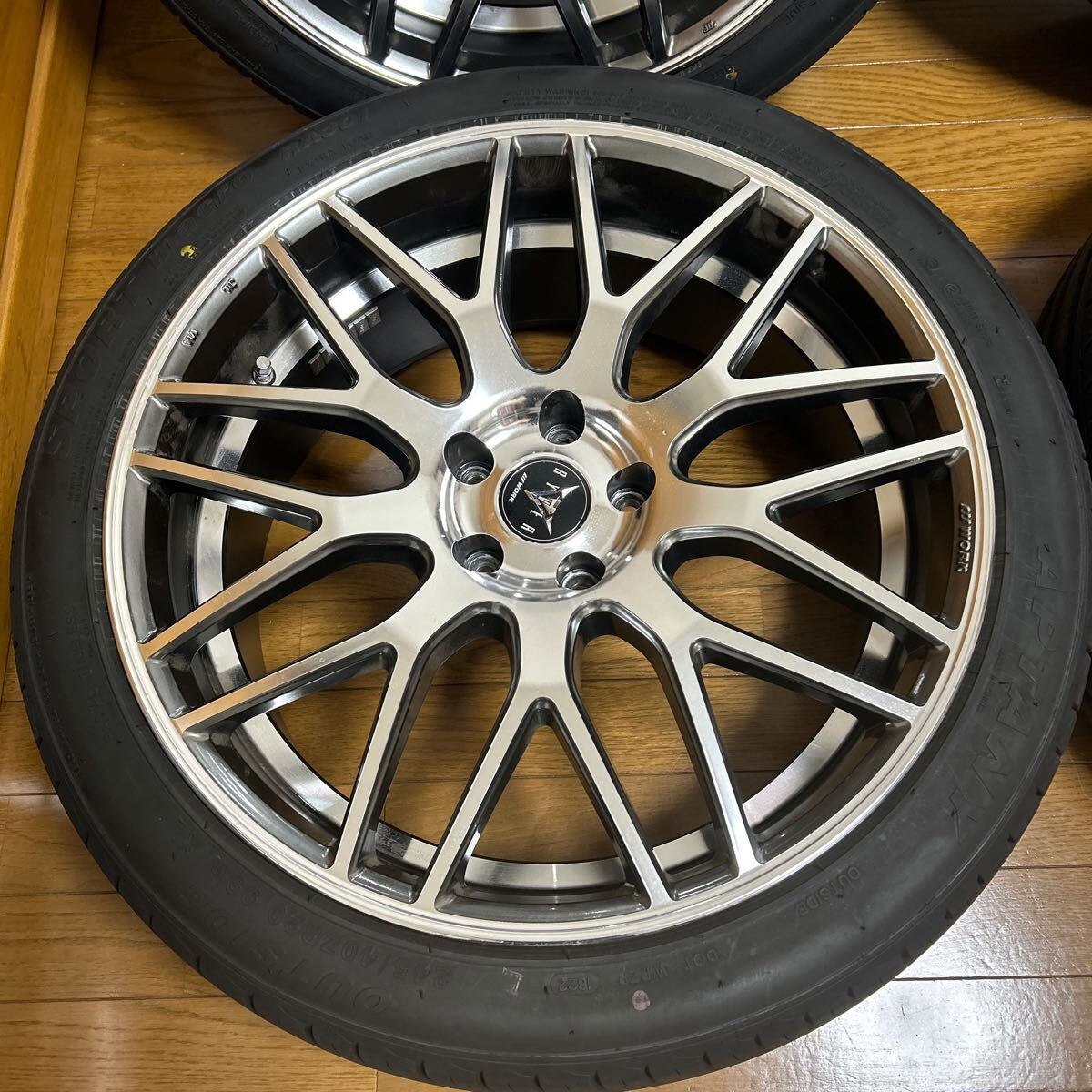 WORK RYVER ワーク レイバーM009 20インチ タイヤ アルミホイール4本セット(ラジアルタイヤ)｜売買されたオークション情報 ...