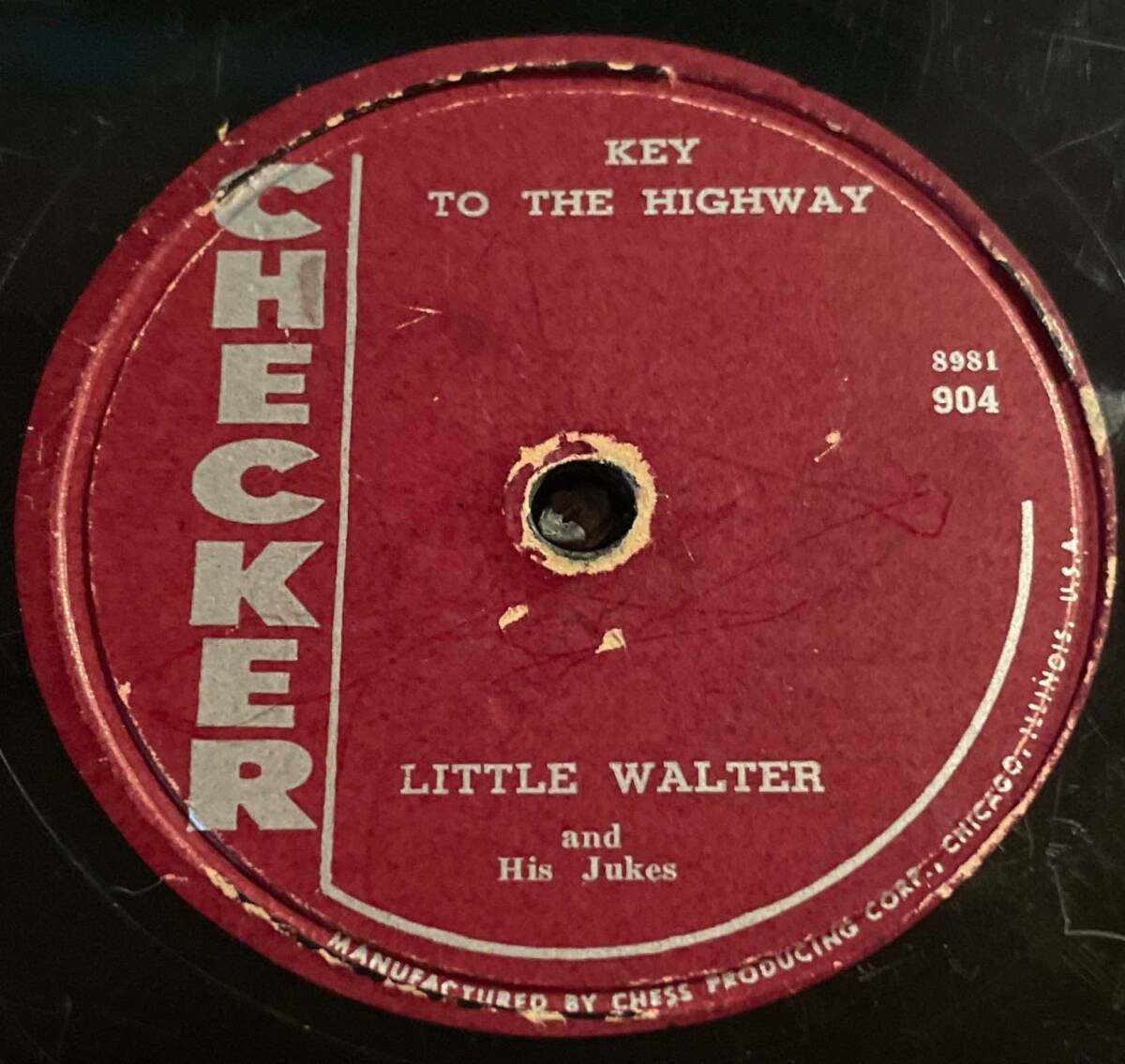 CHECKER Records. LITTLE WALTER and His Jukes KEY TO THE HIGHWAY / ROCK ...