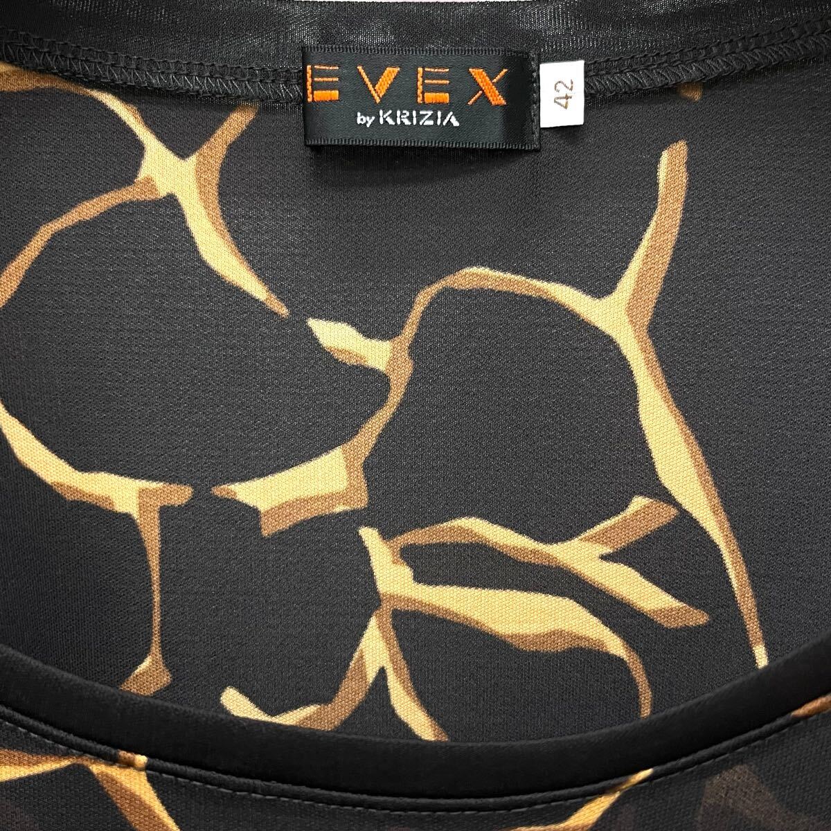 EVEX by KRIZIA / エヴェックス バイ クリツィア レディース 半袖シアー チュニックカットソー ジブラ柄 40サイズ 日本製 O-2217(Lサイズ)｜売買されたオークション ...