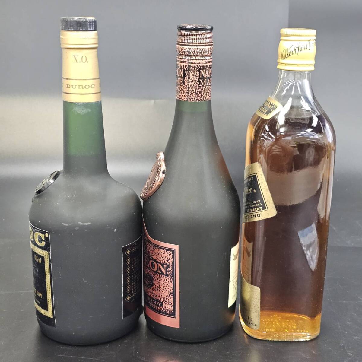 24仙/A057325-3/E101-642/NK3000 酒 同梱不可 3本まとめ DUROG XO BRANDY/NAPOLEON ...