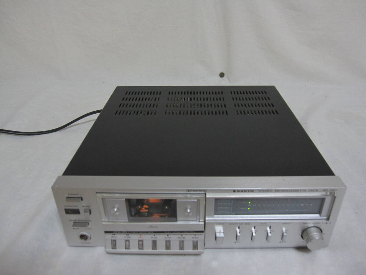 SANYO RD-XM1 マイクロカセットデッキ 通電確認ずみ(一般)｜売買されたオークション情報、yahooの商品情報をアーカイブ公開 ...