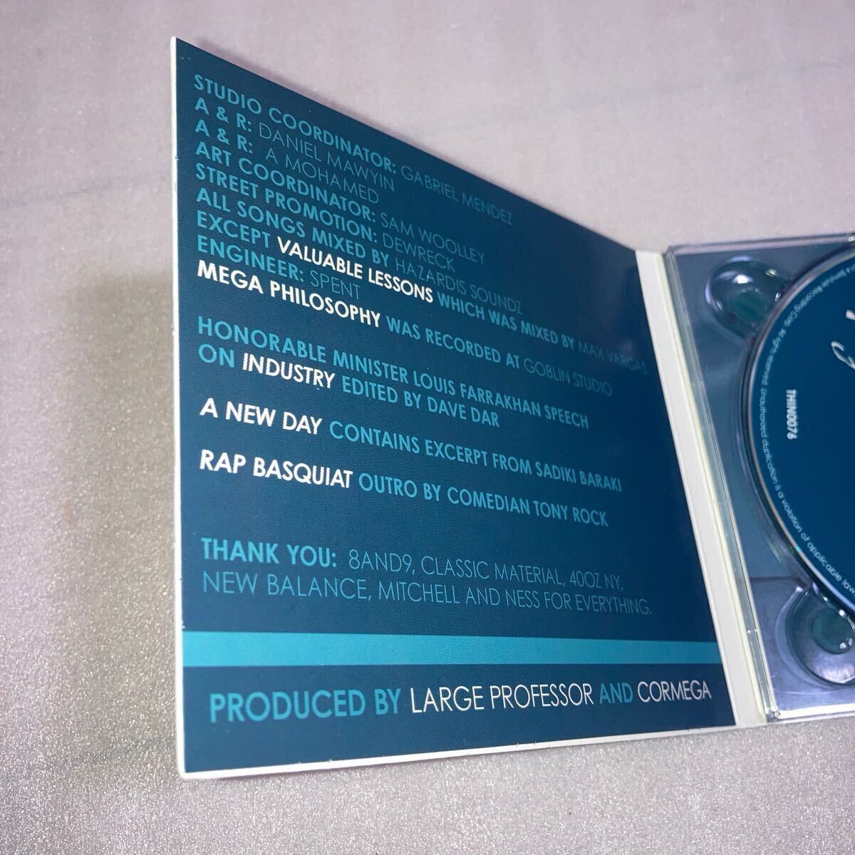 HIP HOP/CORMEGA/Mega Philosophy/2014/LARGE PROFESSOR/RAEKWON of WU-TANG ...