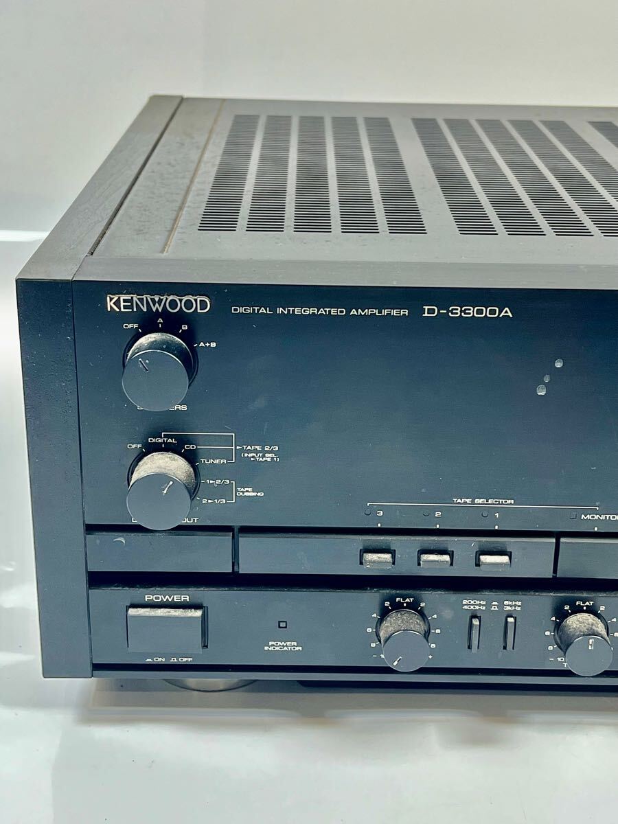 1円スタート ジャンク品 KENWOOD ケンウッド プリメインアンプ model: D-3300A AC100V 50/60Hz 430w ...