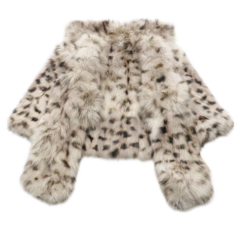 GR0136〇epolene 高級毛皮 フォックスファー アニマル柄 総柄 リアルファー ファーコート ショート丈 9AR ホワイト×ブラウン×ブラック系(フォックス)｜売買されたオークション ...