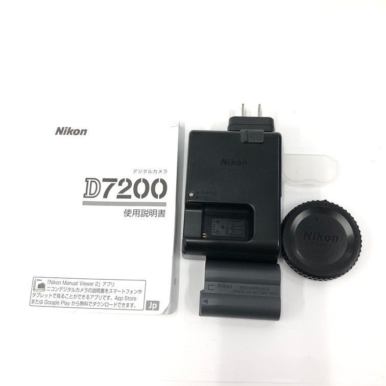 Nikon ニコン 一眼レフ デジタルカメラ D7200 N1406 説明書付き 通電〇 DBAD5002(ニコン)｜売買されたオークション ...