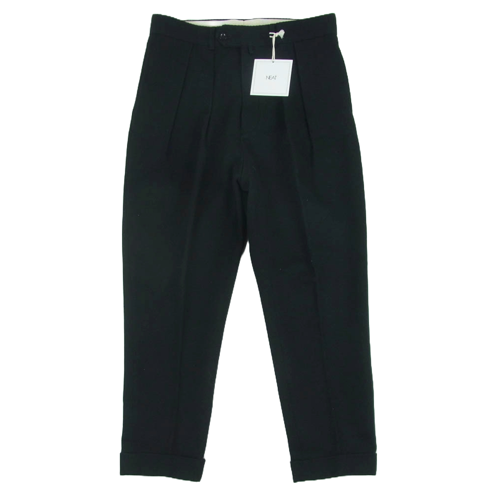 ニート NEAT 19-02CKT TAPERED Cotton Kersey Pants テーパード パンツ コットン 日本製 ブラック系 ...