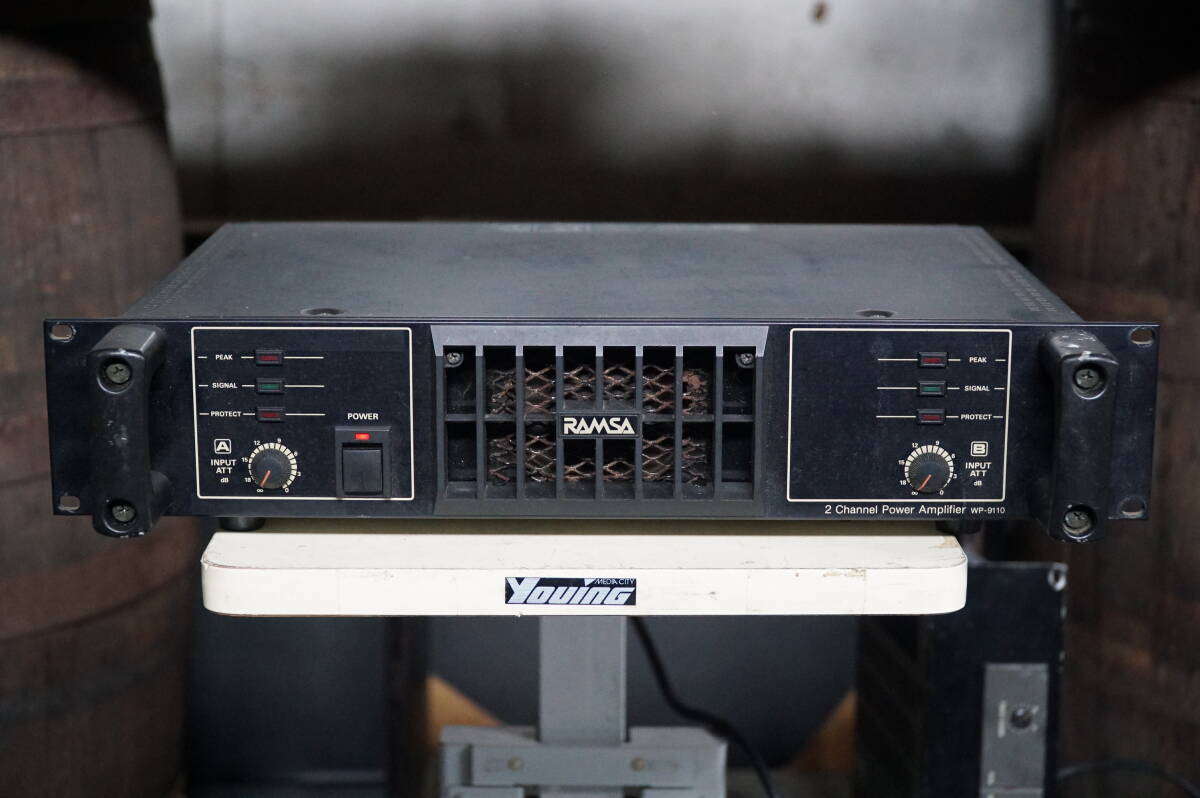 RAMSA WP-9110 2ch パワーアンプ 150W+150W 故障品 ジャンク ナショナル(その他)｜売買されたオークション情報、yahooの商品情報をアーカイブ公開 - オークファン ...