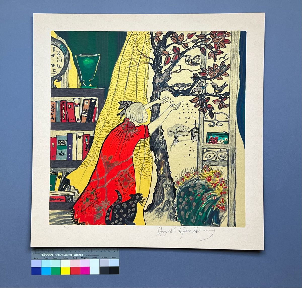 魂のピアニストFujiko Hemmingフジ子ヘミング 限定版画/サイン有/ 税込/真筆保証フジコ ヘミングFuzjko Hemming ...
