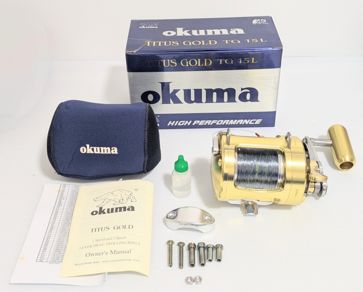 Okuma オクマ TITUS タイタス GOLD TG 15L(手動)｜売買されたオークション情報、yahooの商品情報をアーカイブ公開 ...