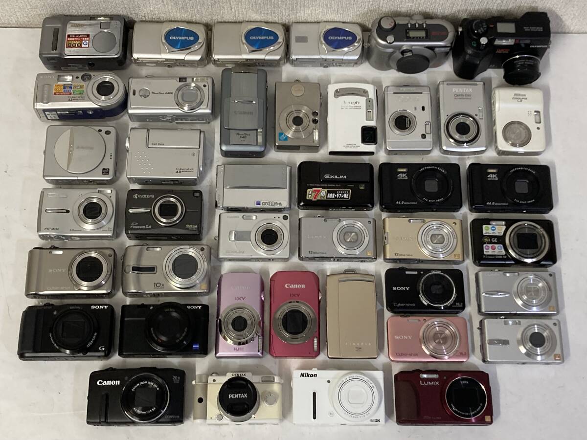 C714 コンパクトデジタルカメラ デジカメ 40台以上 まとめ売り Canon IXY 10S Nikon COOLPIX P330 ...