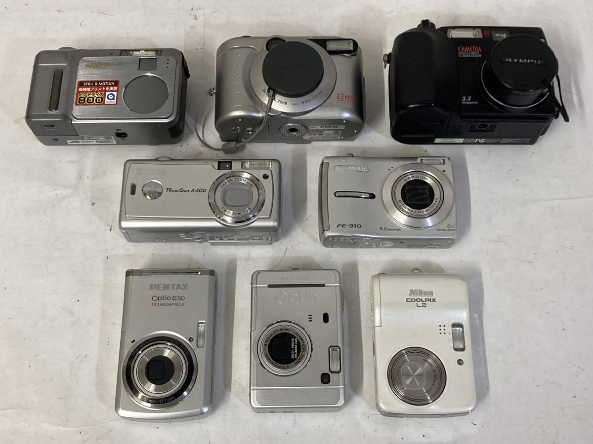 C714 コンパクトデジタルカメラ デジカメ 40台以上 まとめ売り Canon IXY 10S Nikon COOLPIX P330 ...