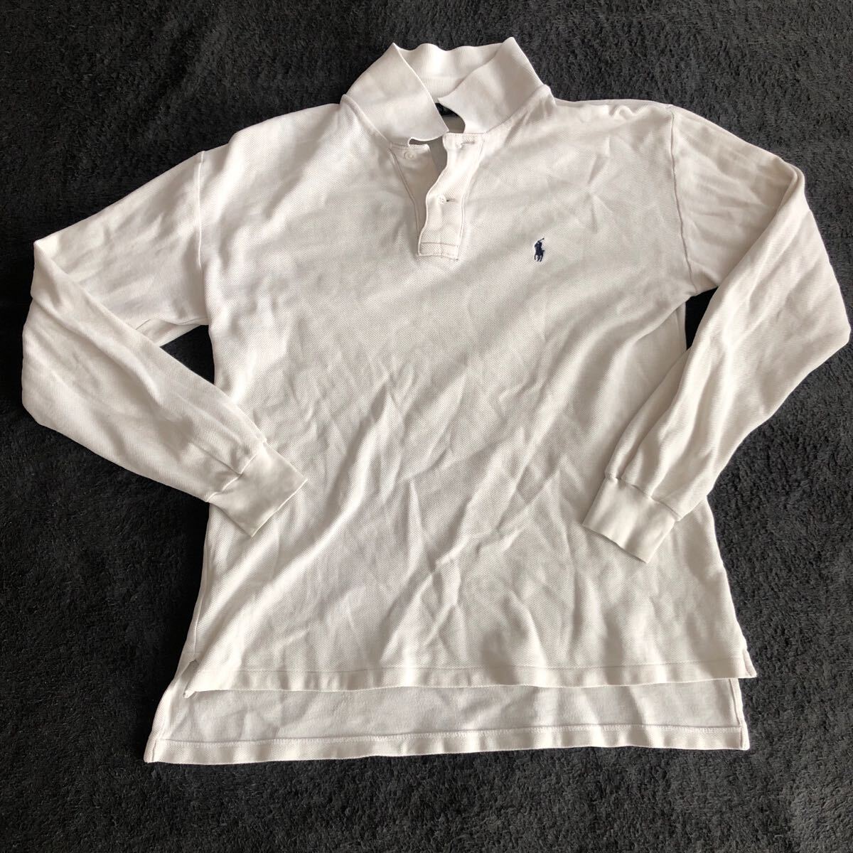 ラルフローレン キッズ ポロシャツ 長袖 Ralph Lauren 長袖ポロシャツ Polo 白 160(長袖シャツ)｜売買されたオークション情報、yahooの商品情報をアーカイブ公開 ...