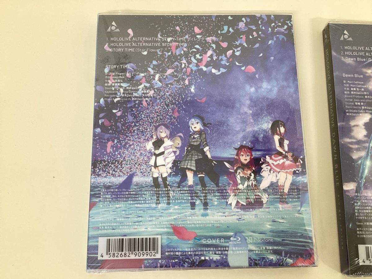 05 ブルーレイ Vtuber ホロライブ HOLOLIVE LETURN TIVE STORY TIME Dawn Blue Blu-ray Edition 計2点 Blu-ray Disc ...