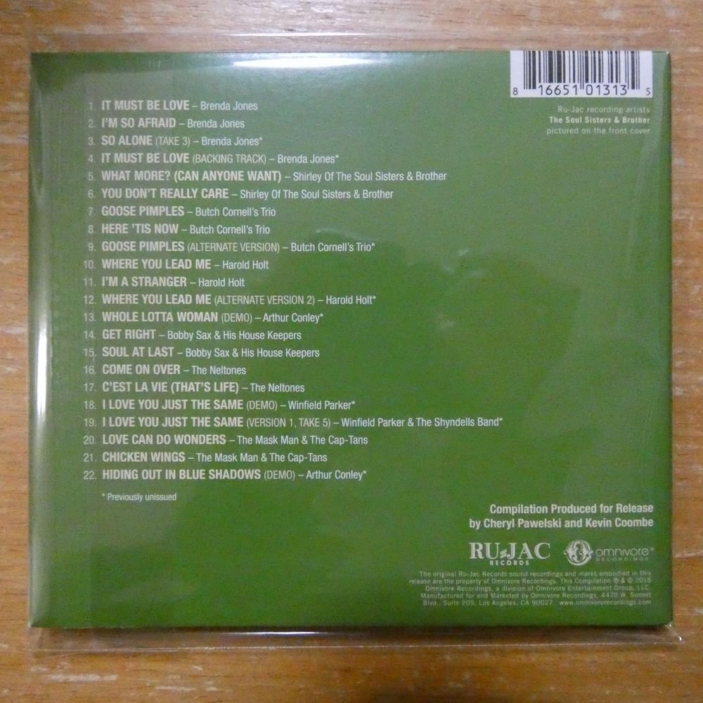 816651013135; CD/Ru-Jac The Ru-Jac Records Story / Get Right: The Ru ...