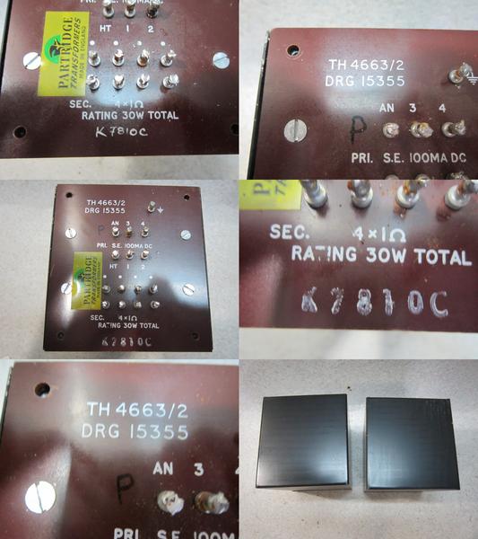 PARTRIDGE トランス TH4663×2 DRG15355 415B-31(パーツ、部品)｜売買されたオークション情報、yahooの商品 ...