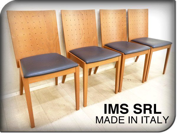 R731I 展示 IMS SRL イタリア/最高級/モダン/チェア4脚セット(木製フレーム)｜売買されたオークション情報、yahooの商品情報 ...
