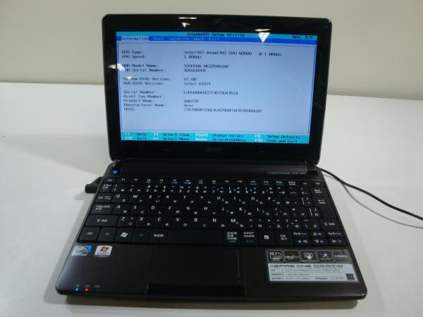ジャンク acer D270-F61C/KF ATOM N2600 1.6G 1G 320G(13インチ未満)｜売買されたオークション情報 ...