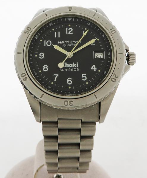 HAMILTON ハミルトン カーキ Sub 660 クォーツ腕時計(カーキ)｜売買されたオークション情報、yahooの商品情報をアーカイブ ...