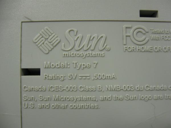 SUN MICROSYSTEMS TYPE 7 USB 日本語キーボード 320-1354-02(SUN)｜売買されたオークション情報 ...