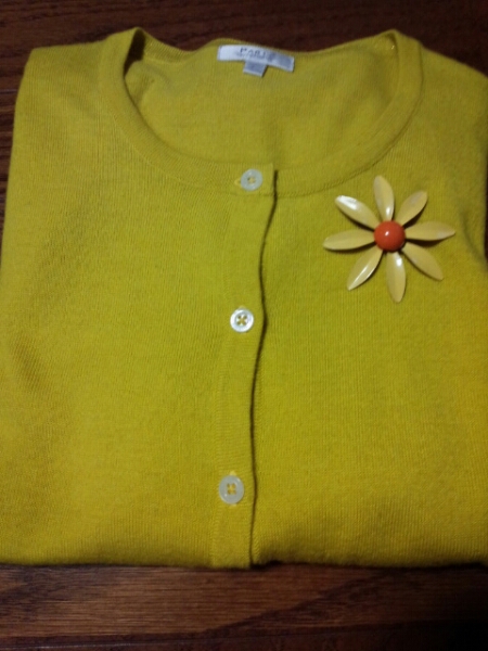 JUNKO SHIMADA レモンイエローのカーディガン ブローチ付き(その他)｜売買されたオークション情報、yahooの商品情報をアーカイブ公開 - オークファン（aucfan.com）