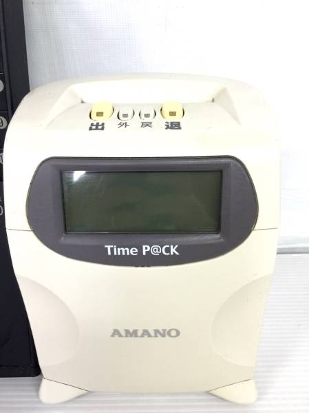 B145-10 AMANO TIMEP＠CK タイムレコーダー カードラック付き(タイムカード、レコーダー)｜売買されたオークション情報、yahooの商品情報をアーカイブ公開 - オークファン ...