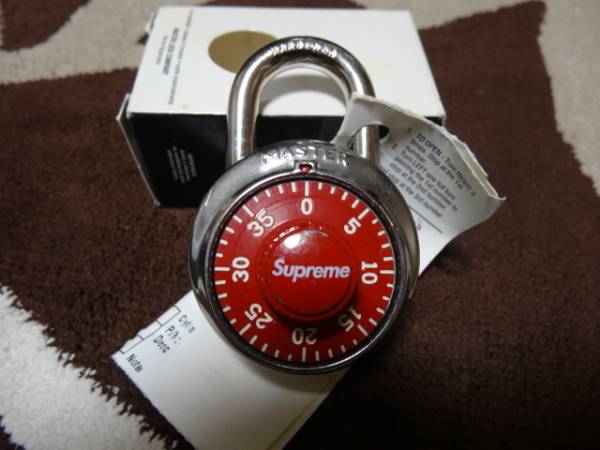Supreme Master Lock 赤 シュプリーム マスターロック 鍵 BOX(シュプリーム)｜売買されたオークション情報、yahooの ...