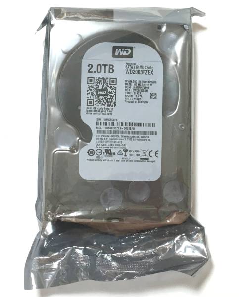 2TB Western Digital WD Black WD2003FZEX Performance Desktop HDD 2.0TB ...