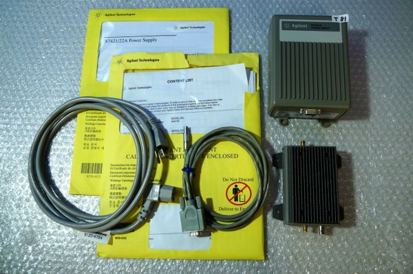 Agilent 87421A 83017A PowerSupply Amplifier 0.5-26.5GHz T81(その他)｜売買された ...