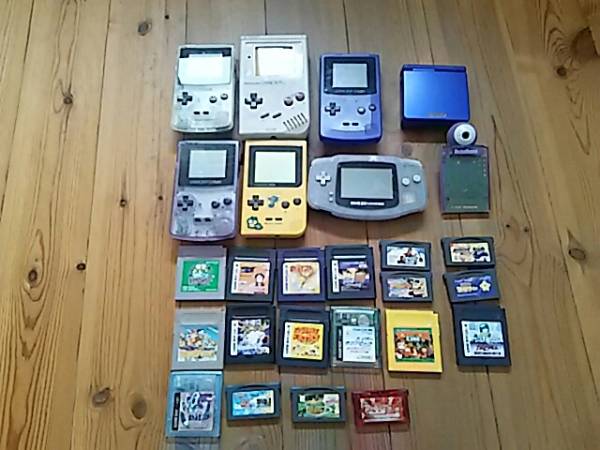 NINTENDO GAMEBOY ADVANCE sp color pocket camera カセット 多数 ジャンク(本体)｜売買された ...