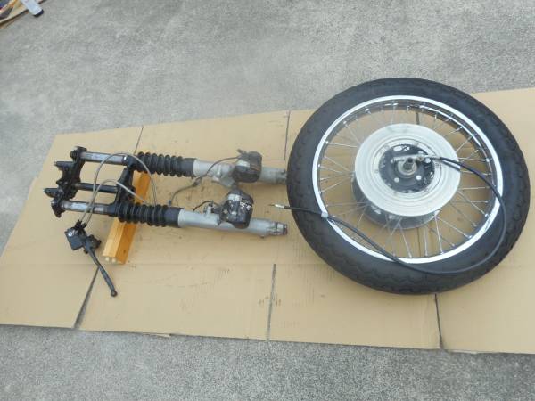 CB350T フロントフォーク ダブルディスク セット 検 CB250T CB400fore CB350fore CB400T(フロント ...