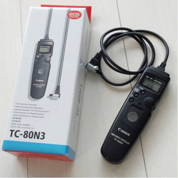 Canonキヤノン純正 リモコンタイマーリモートコントローラー TC-80N3 EOS各種対応 長時間露光 バルブ 撮影(リモコン)｜売買され ...